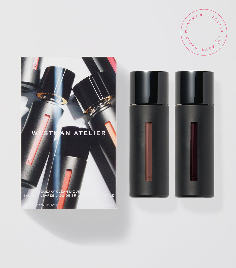 Squeaky Clean Liquid Lip Balm Duo | Clean Lip Balm Gift Set– Westman ...