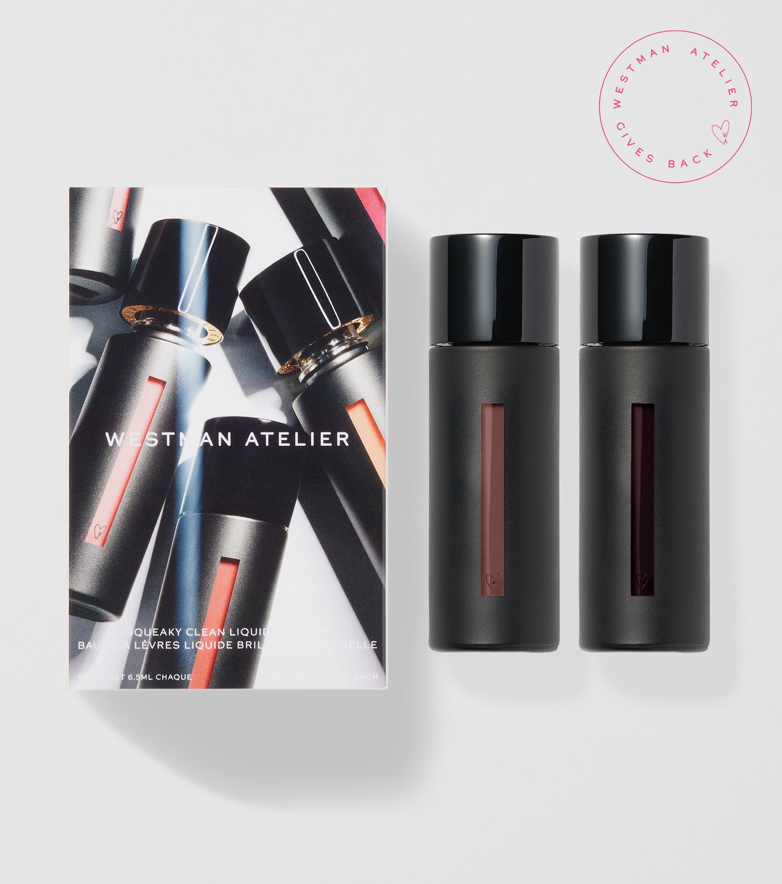 Squeaky Clean Liquid Lip Balm Duo by Westman Atelier | Westman Atelier